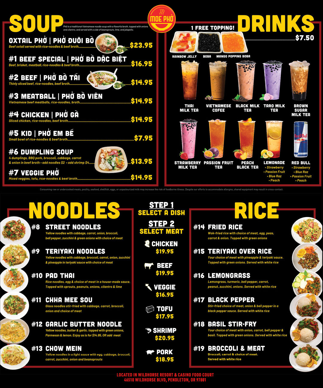 Food Court - FunPlex | Wildhorse Resort & Casino